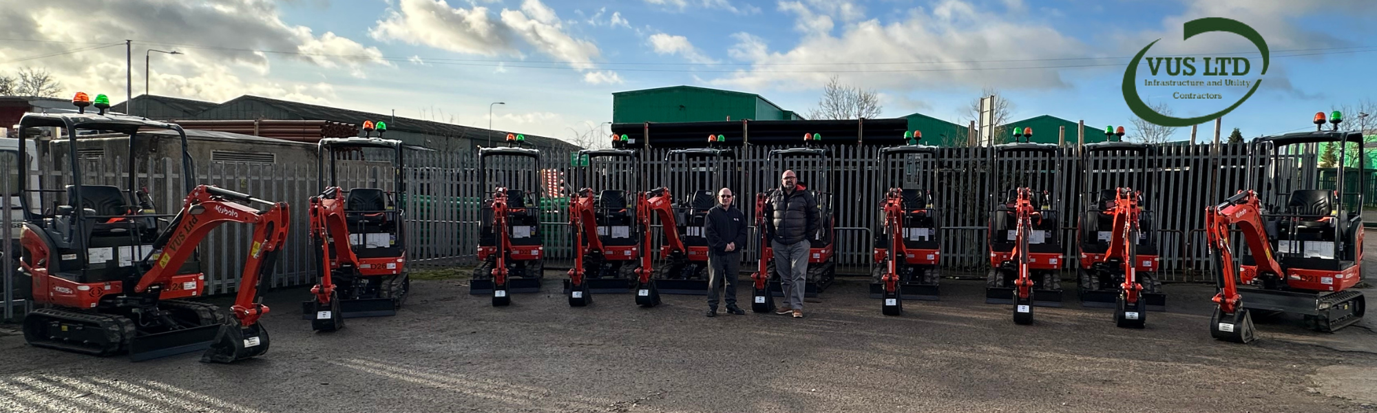 BTE Plant Sales Deliver 10 New Kubota Excavators to VUS Limited